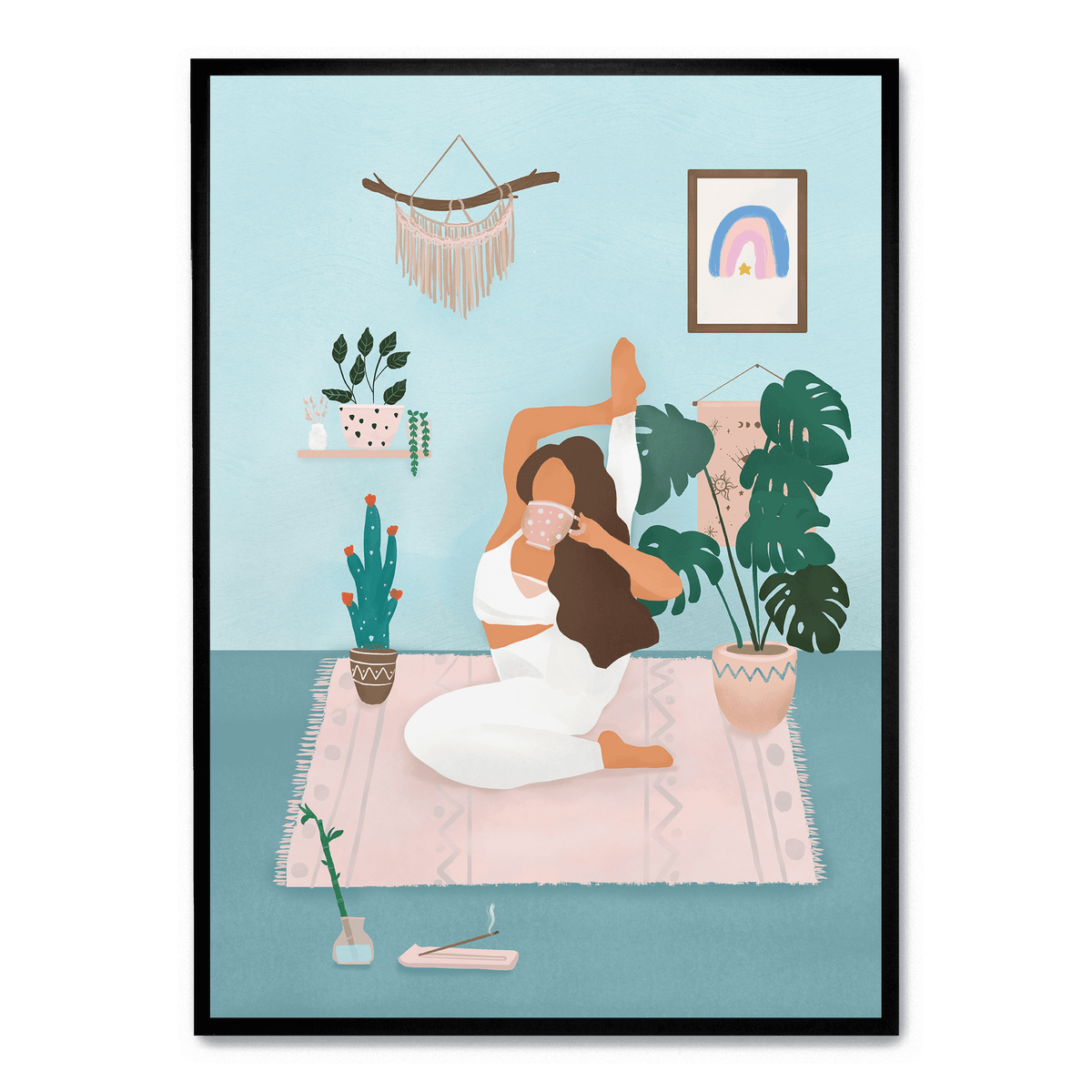 Yoga Time Poster Postera Art