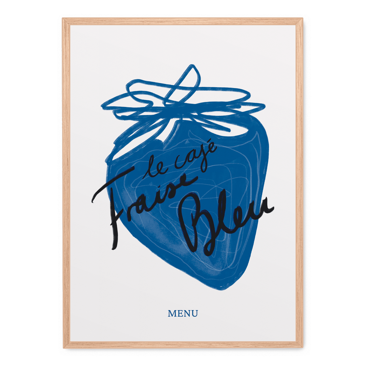 Fraise Bleu poster | Postera.art