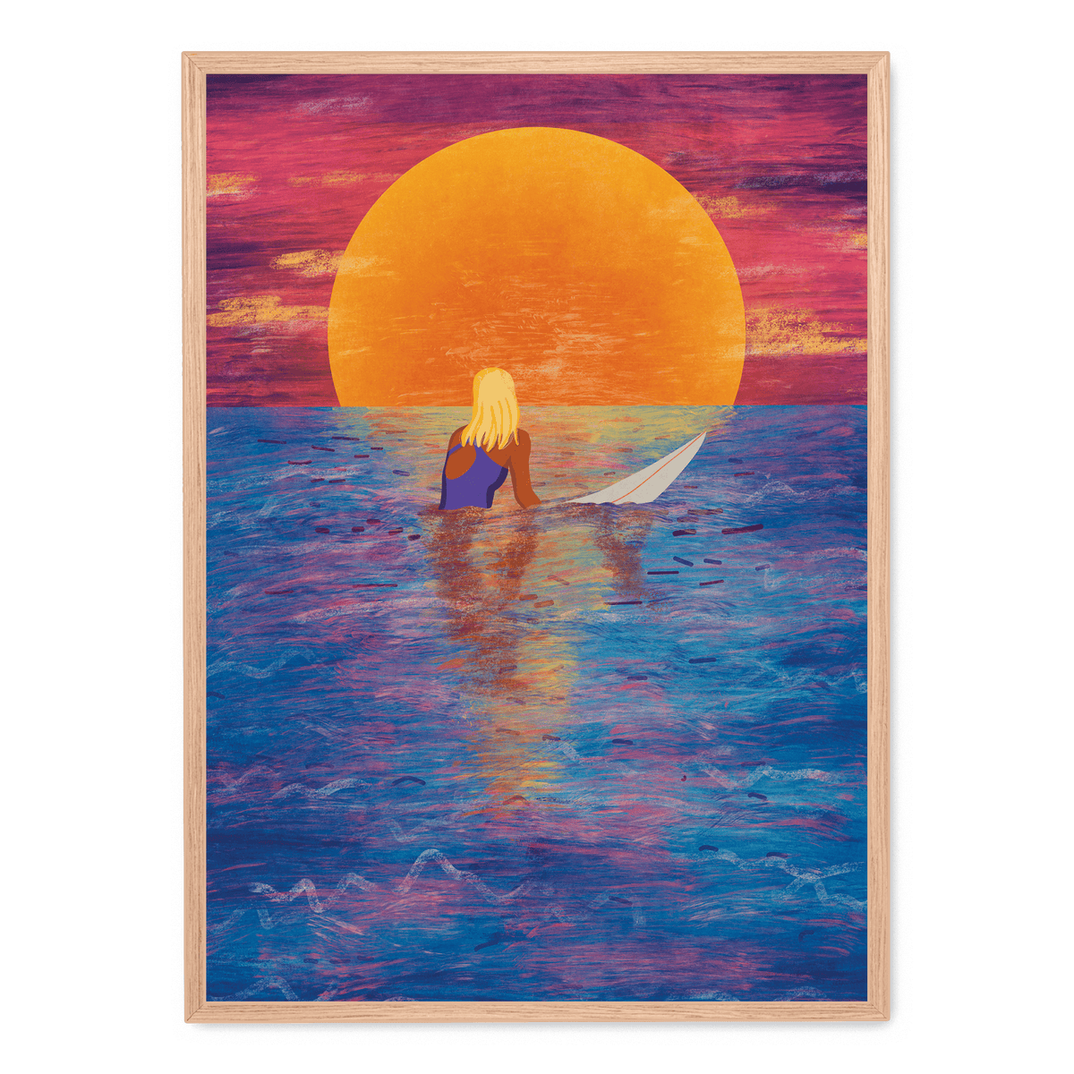 Surfer Girl Poster Posteraart