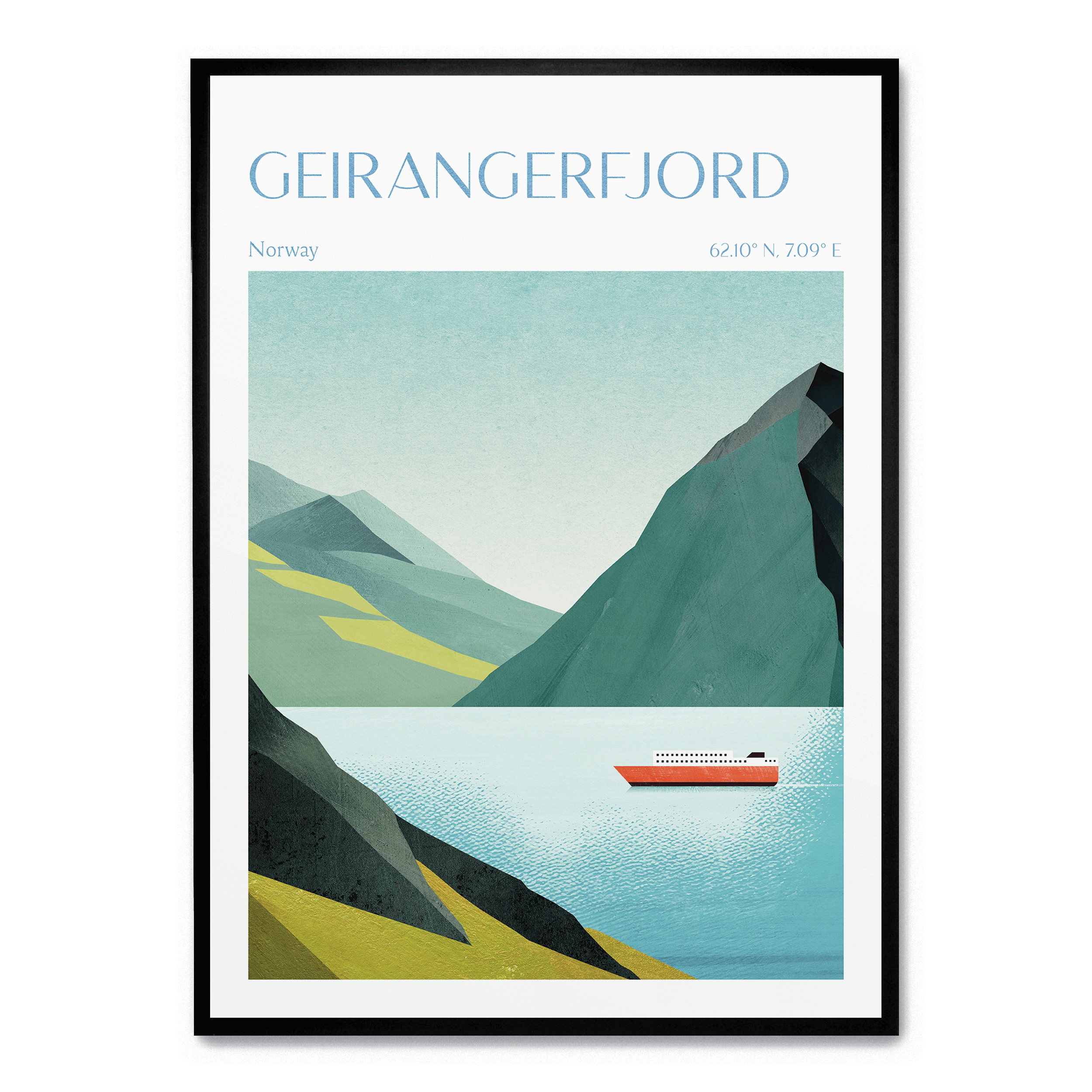 Geirangerfjord Norway – POSTERA