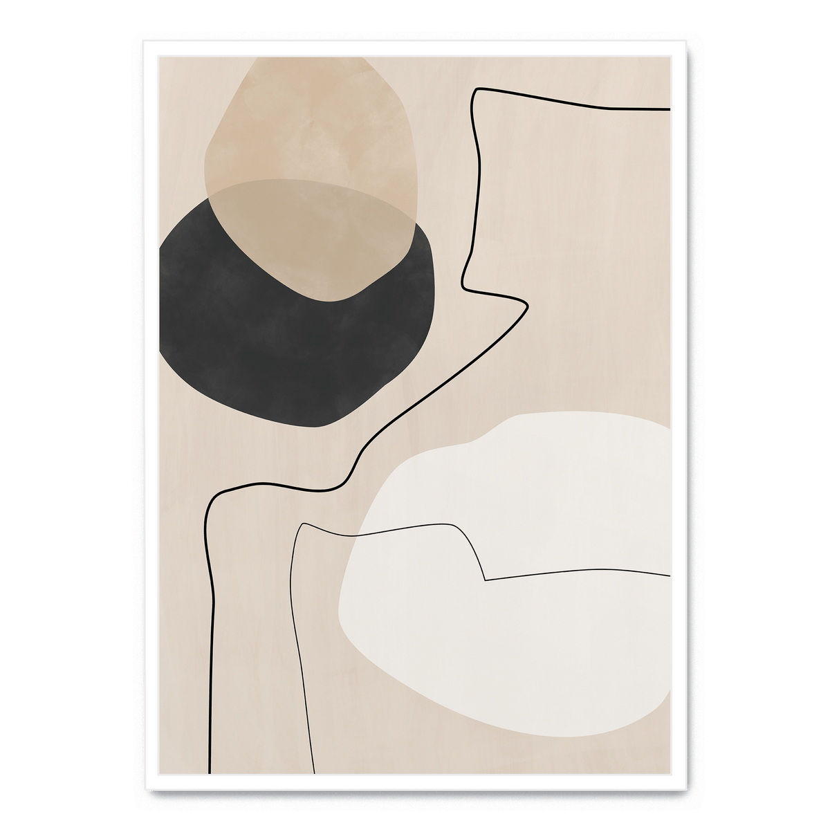 Organic Shapes And Lines poster | Postera.art