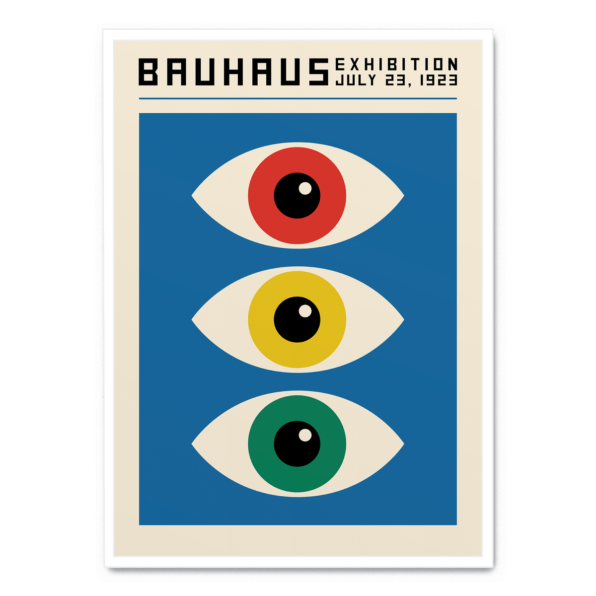 Bauhaus Colored Eyes Poster Postera art bauhaus-colored-eyes-poster-postera-art
