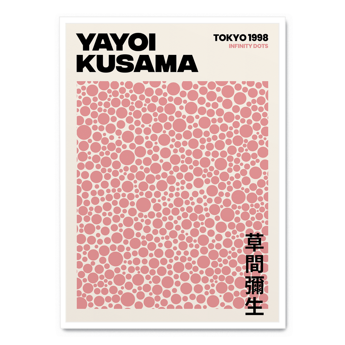 Yayoi Kusama Pink Dots Poster Postera Art