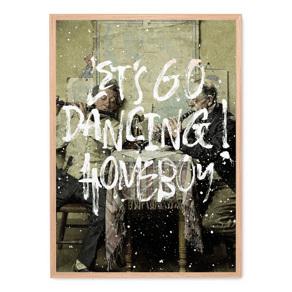 Let's Go Dancing Homeboy poster | Postera.art