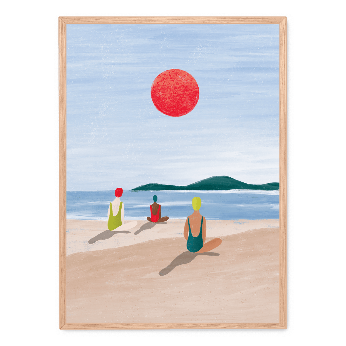 Girls At The Beach Poster | Postera.art