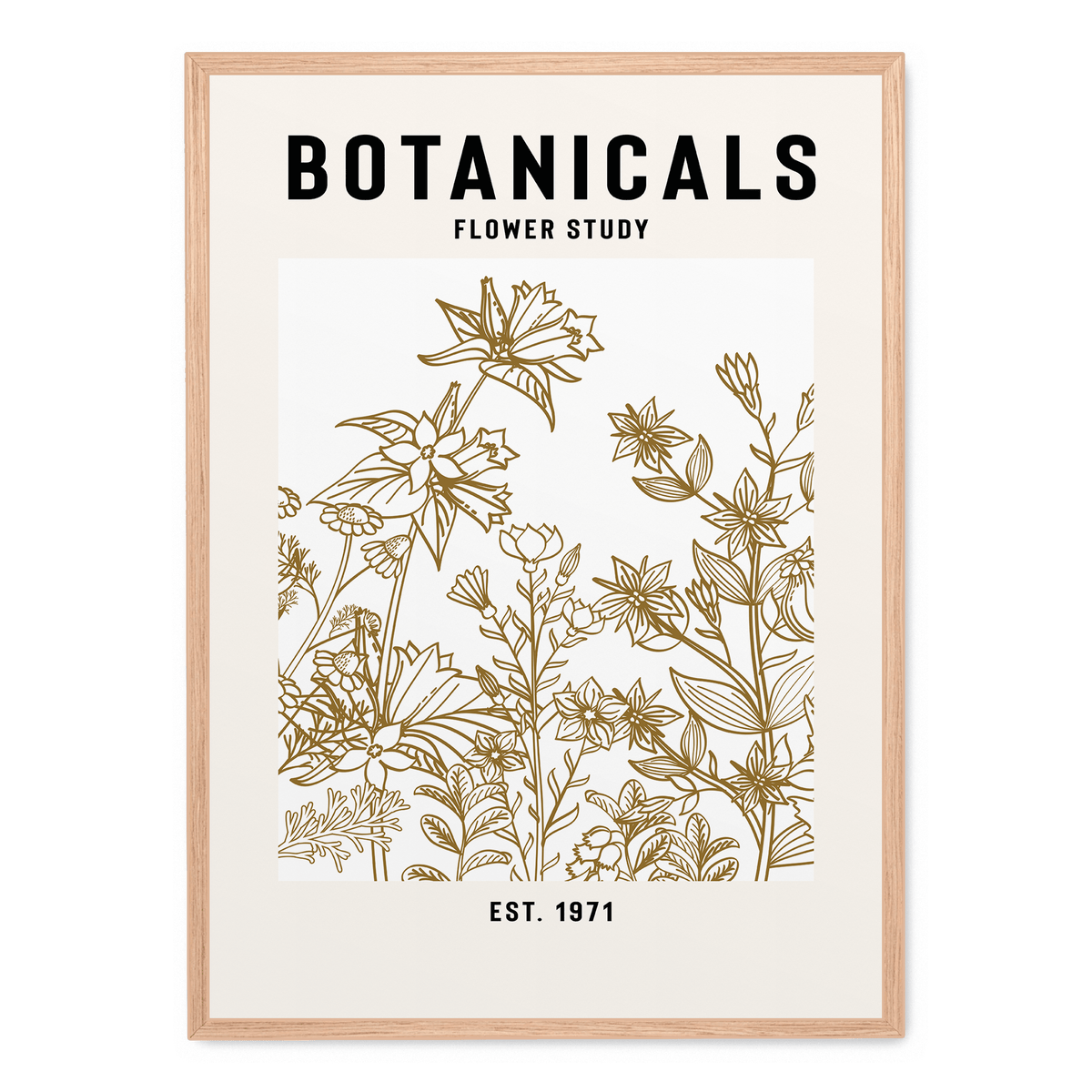 Botanicals Flower Study 2 poster | Postera.art