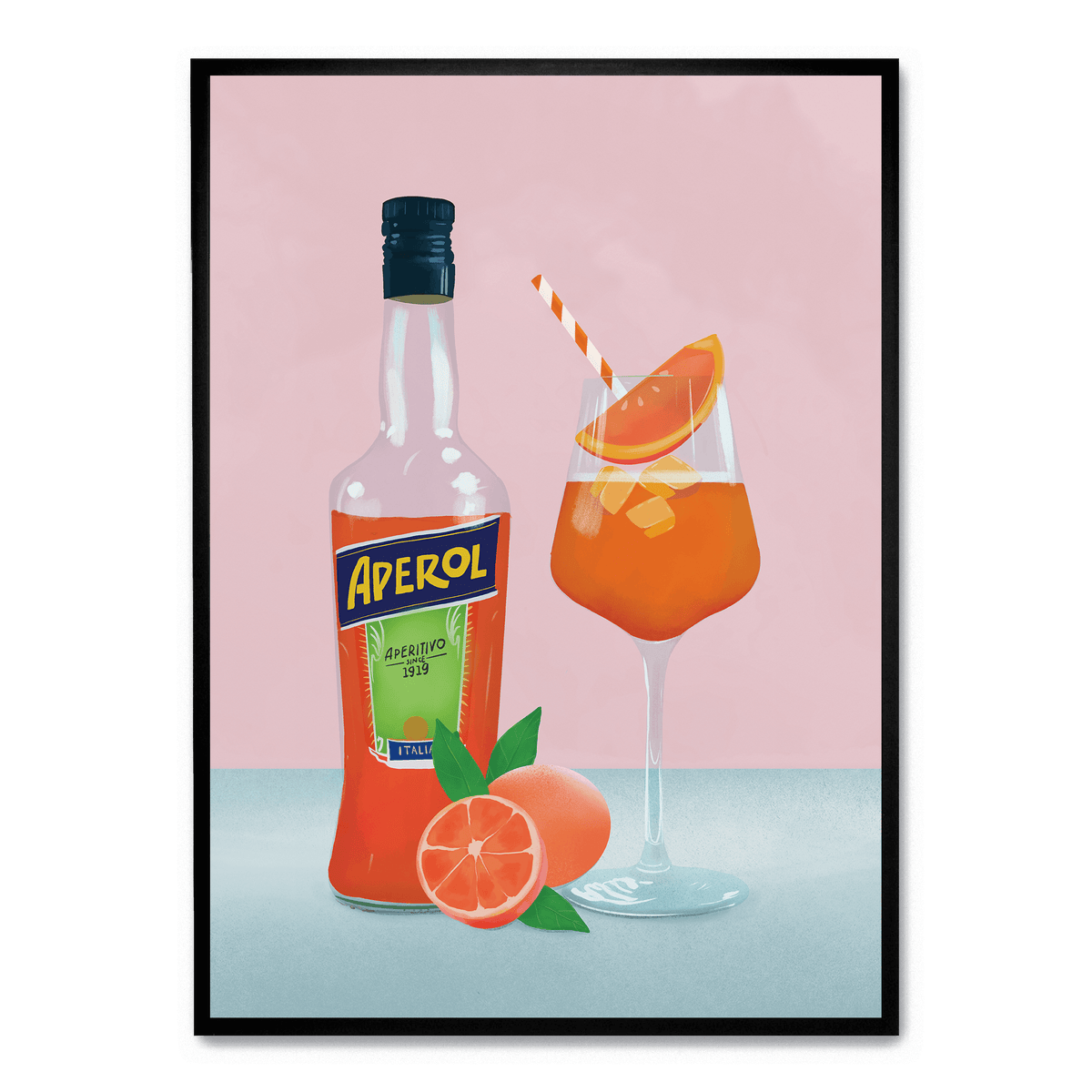 Aperol Cocktail poster | Postera.art
