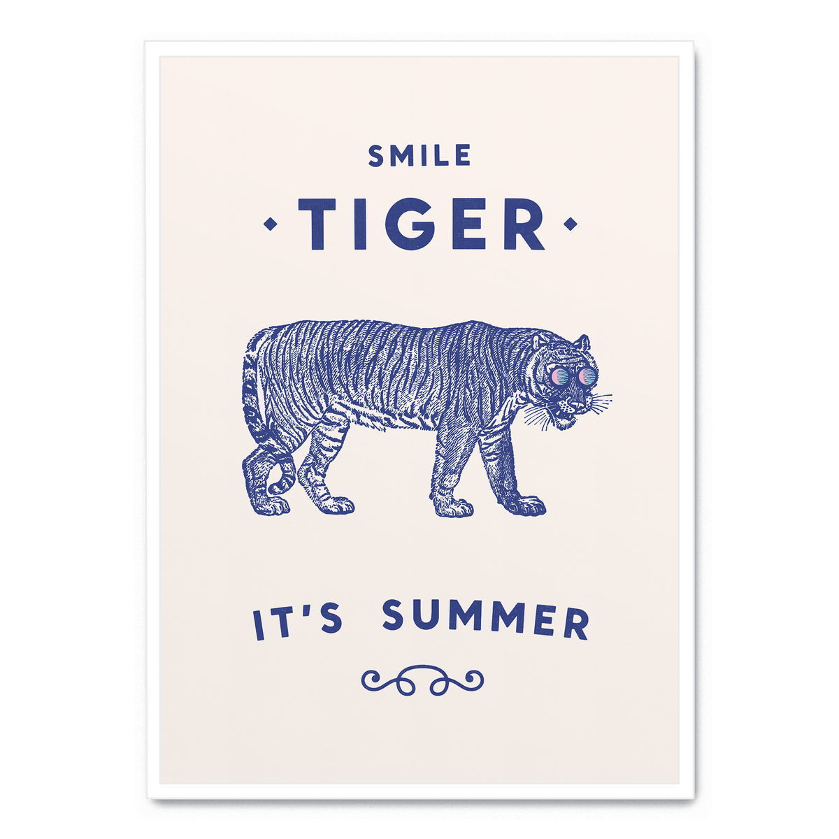 Smile Tiger poster | Postera.art