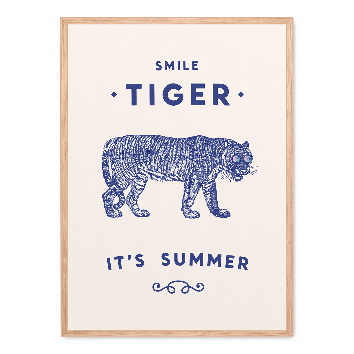 Smile Tiger poster | Postera.art