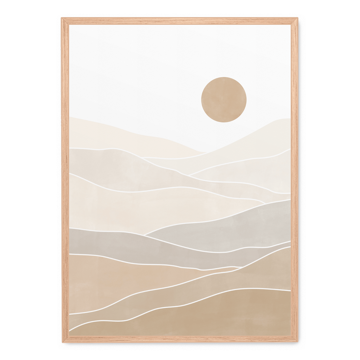 Abstract Beige Landscape poster | Postera.art