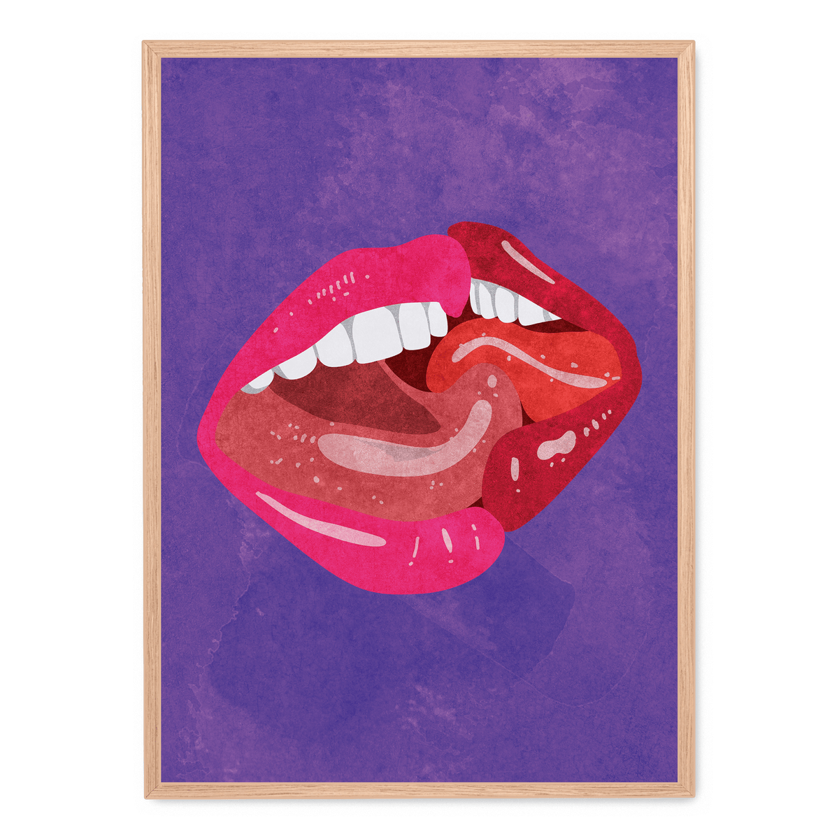 Kissing poster | Postera.art