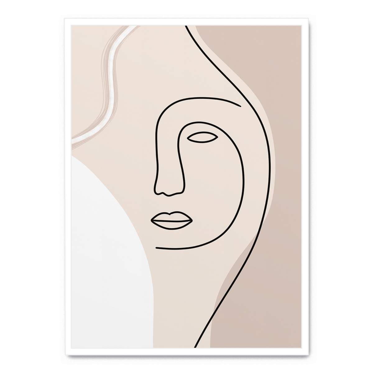 Line Face poster | Postera.art