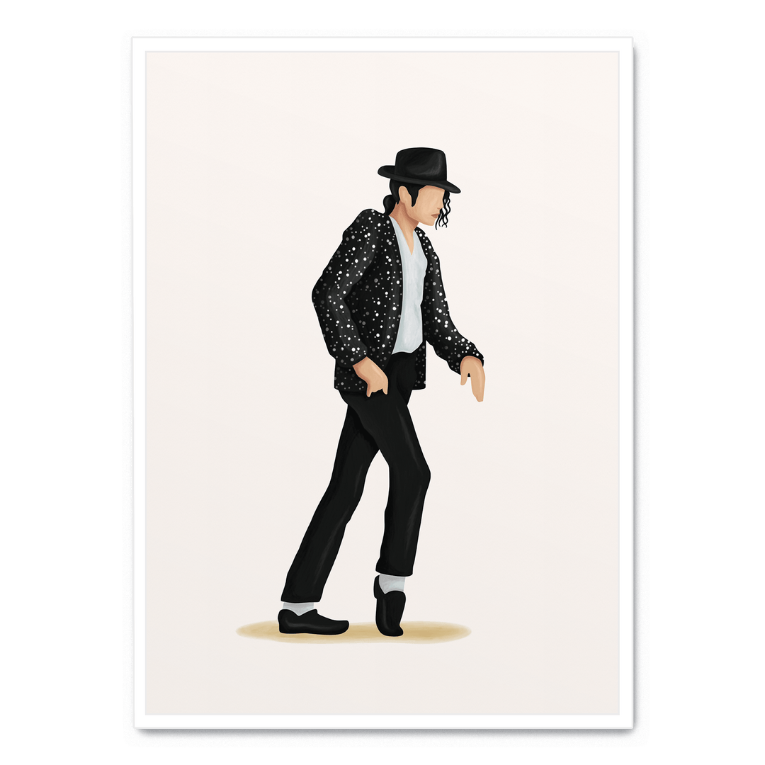 How To Draw Michael Jackson Doing The Moonwalk