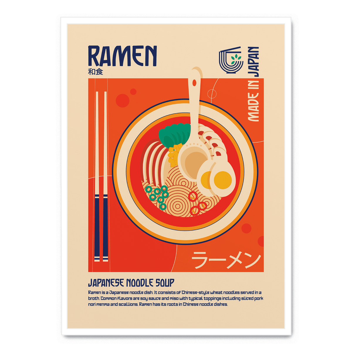 Ramen Japanese Food poster | Postera.art