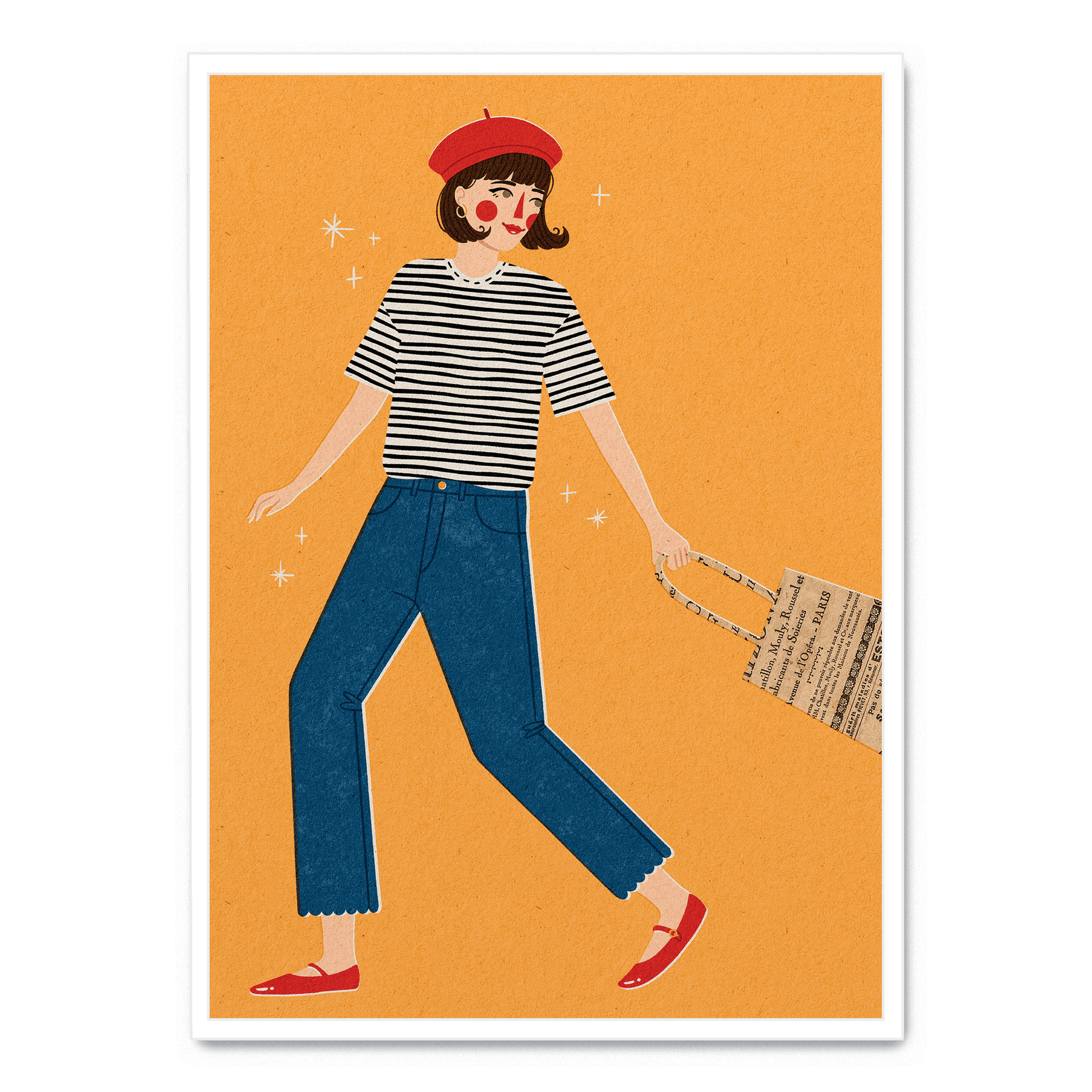 French Girl Poster Postera art French Girl Poster Postera art