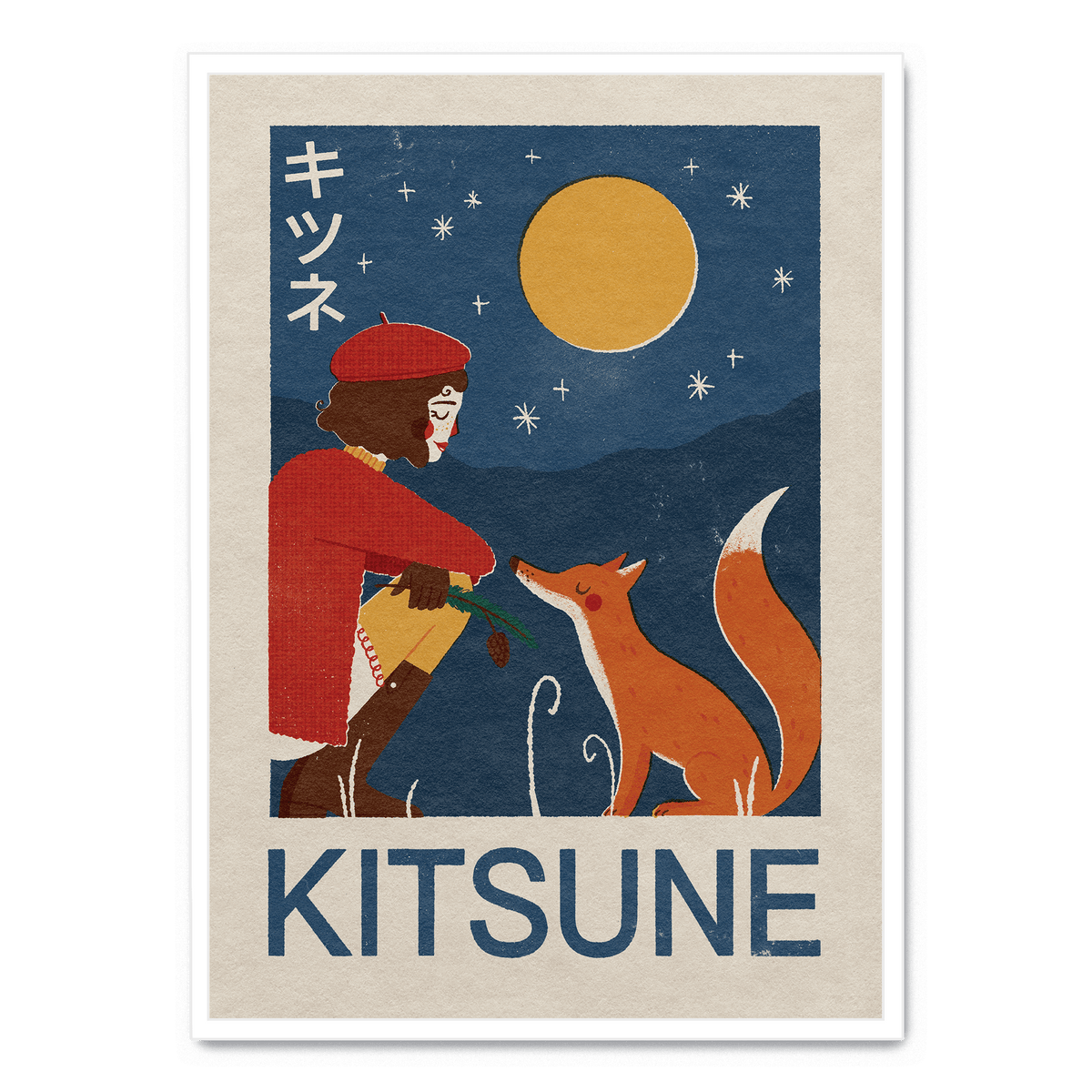 Kitsune Fox poster | Postera.art