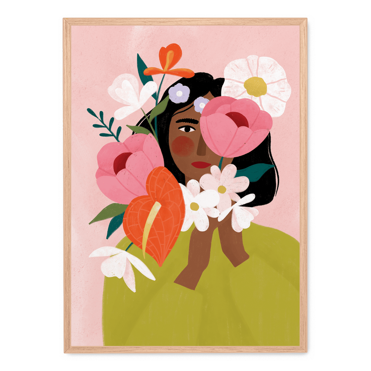 Flower Lady poster | Postera.art
