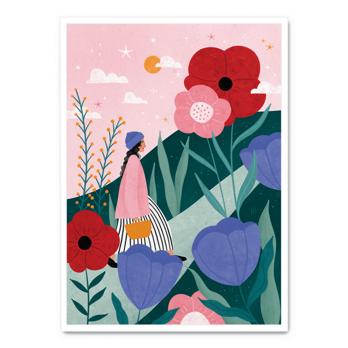 Flower Walk poster | Postera.art