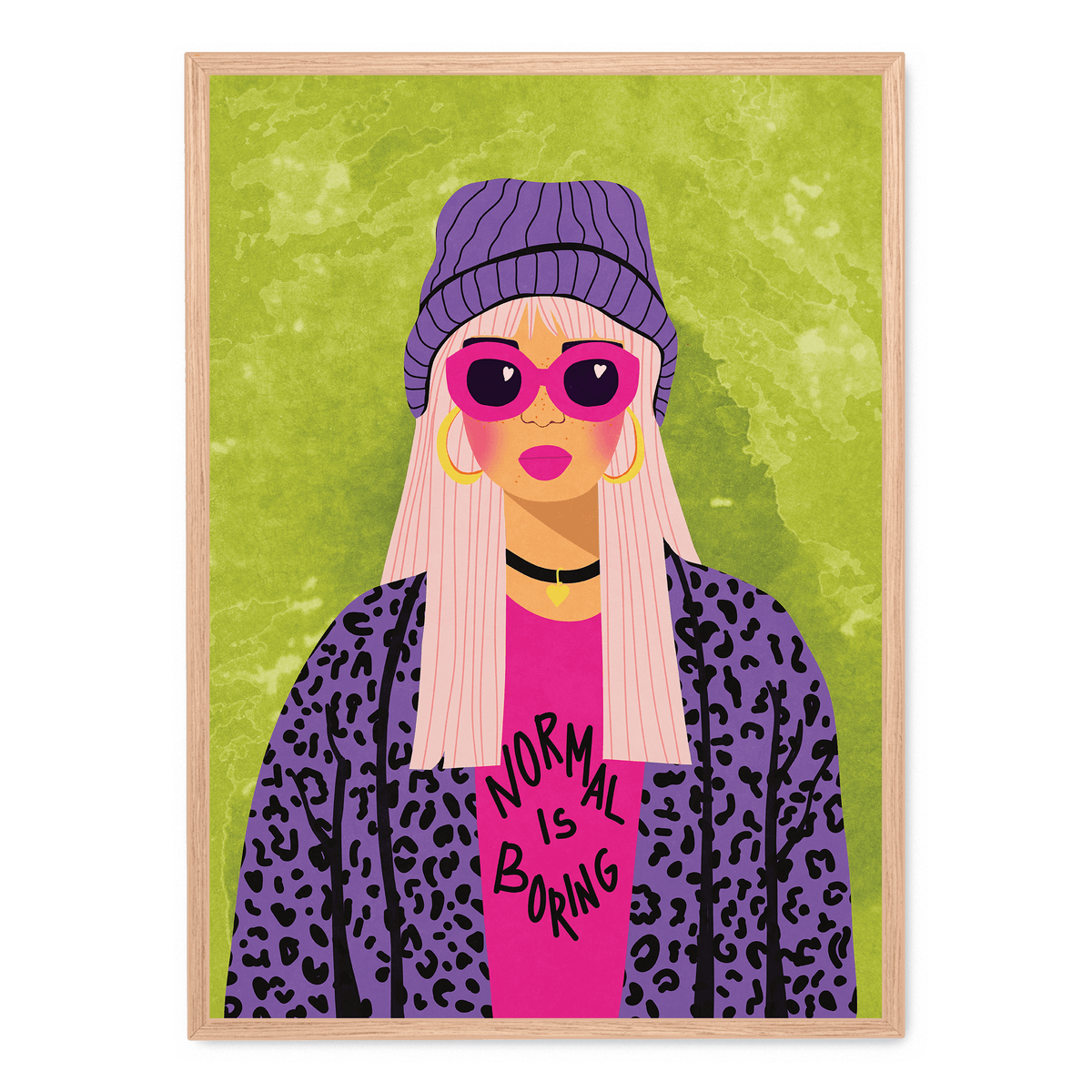 Normal Is Boring poster | Postera.art