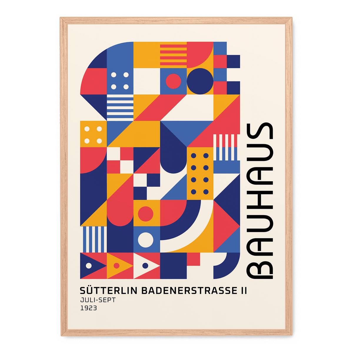 Bauhaus Abstract Colors poster | Postera.art