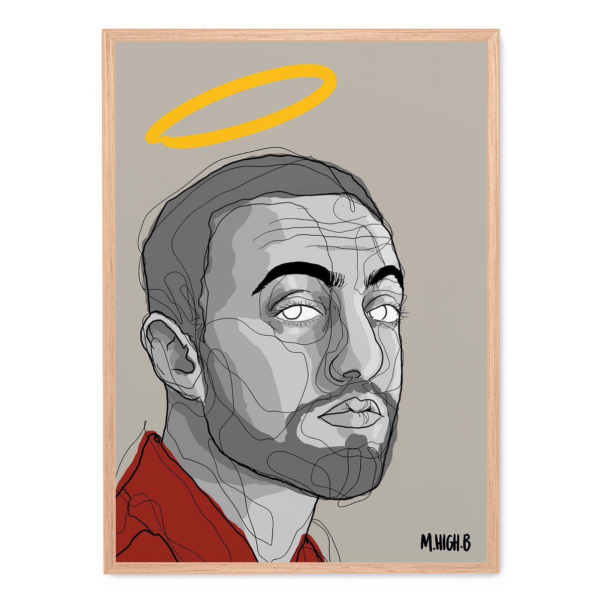 Mac Miller x M.HIGH.B affisch | Postera.se