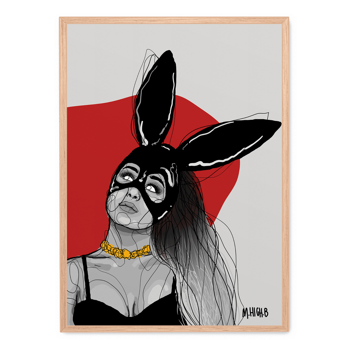 Ariana Grande x M.HIGH.B poster | Postera.art