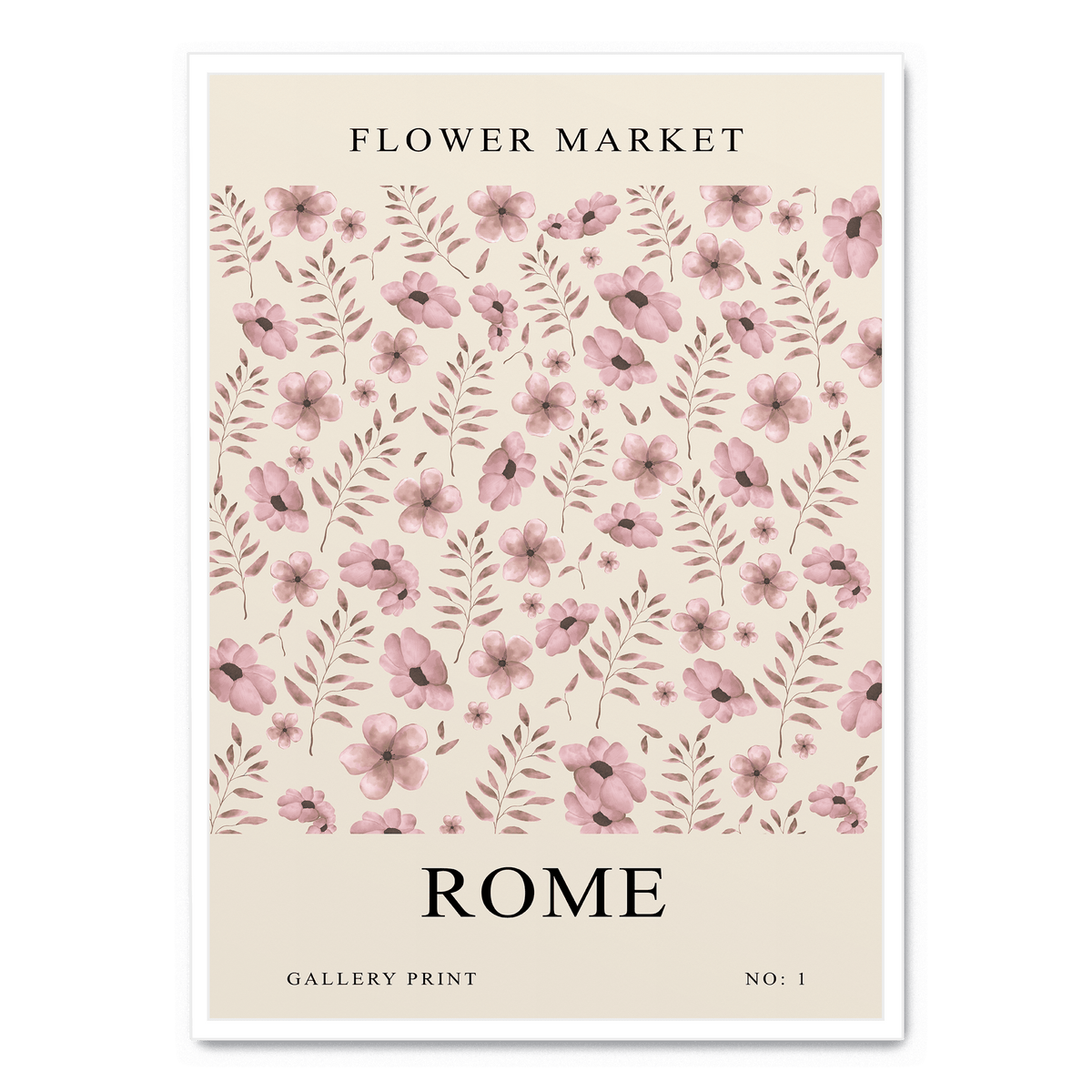 Flower Market Rome poster | Postera.art