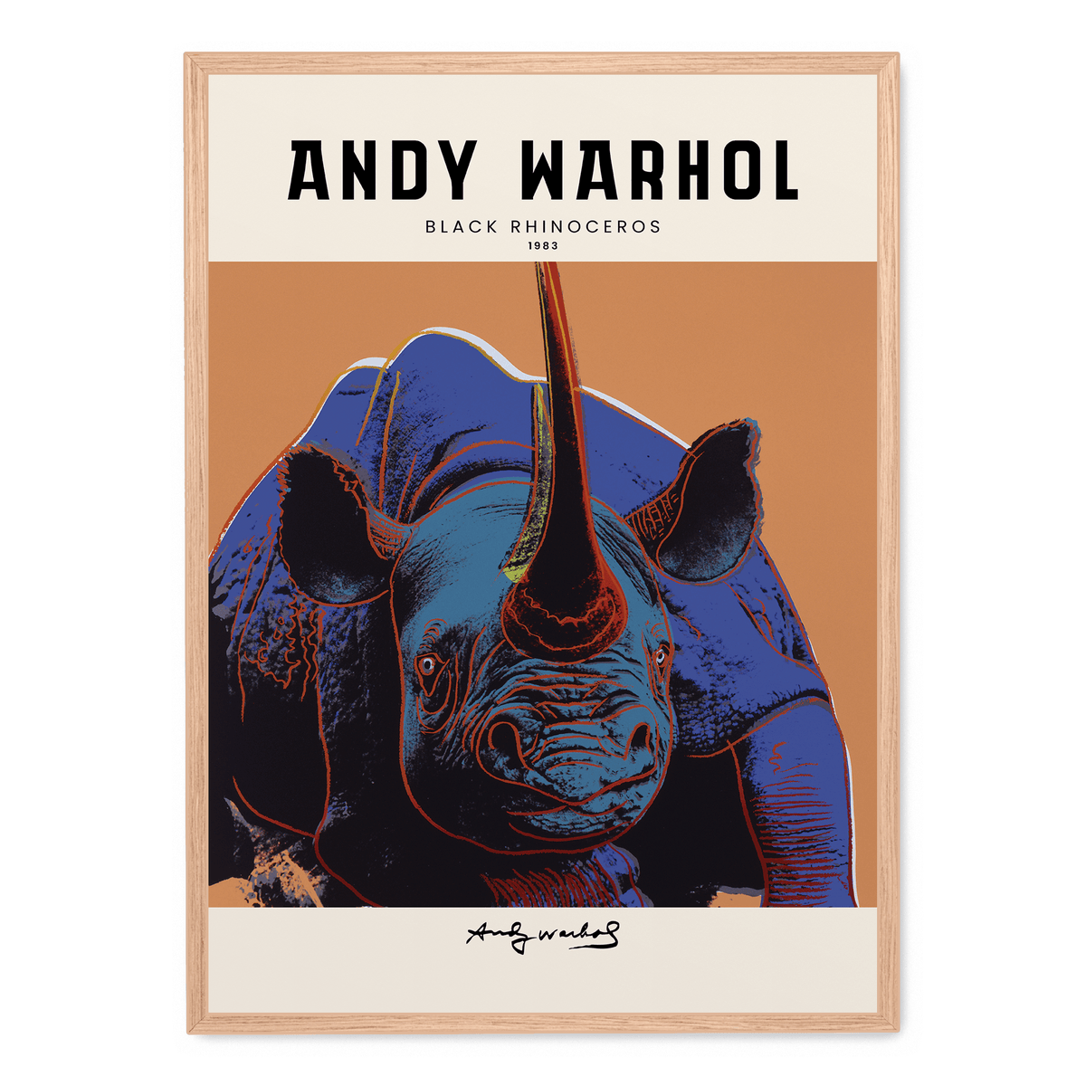 Black Rhinoceros poster | Postera.art