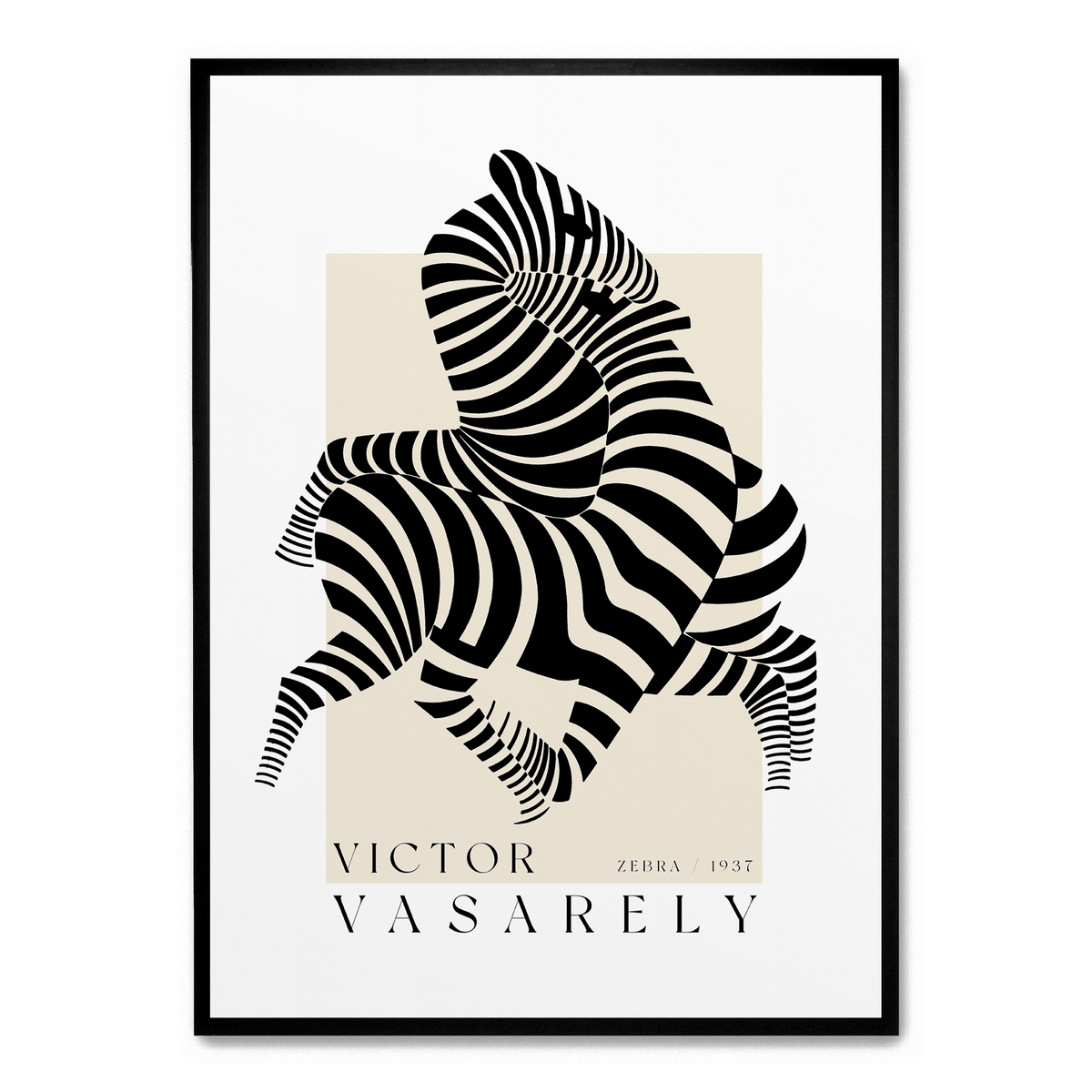 Zebra 1937 poster | Postera.art
