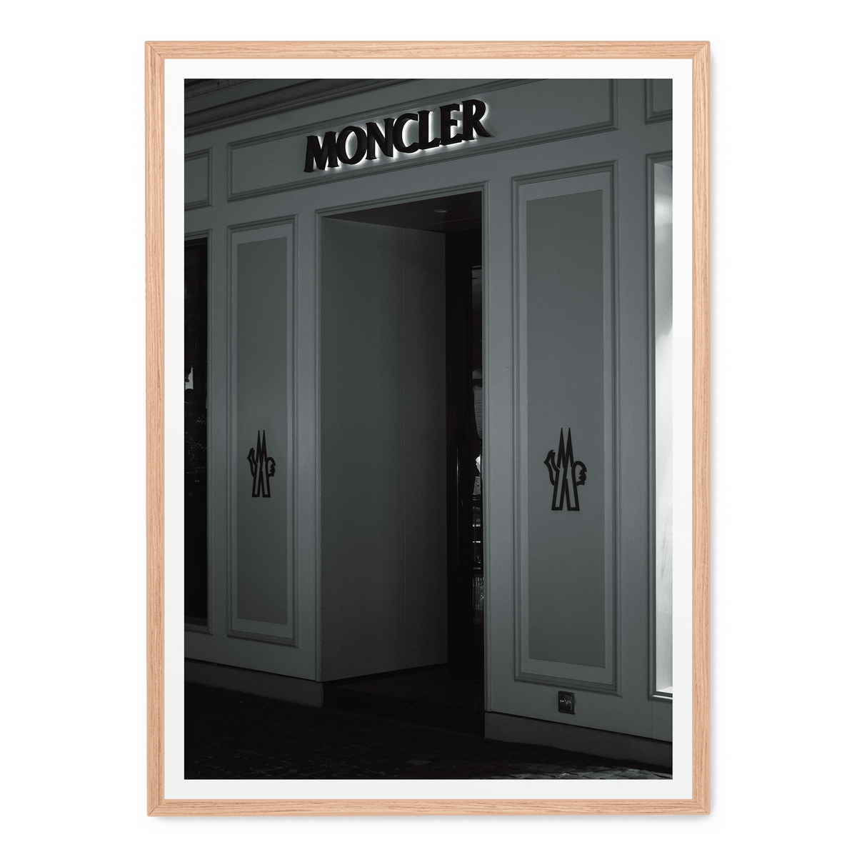 Moncler B&W poster | Postera.art