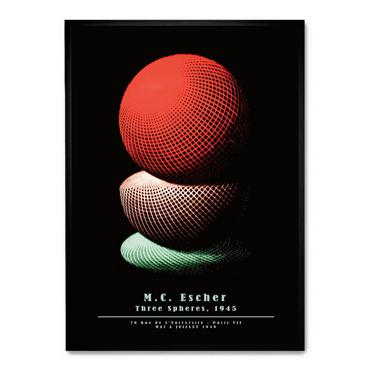 Three Spheres poster | Postera.art