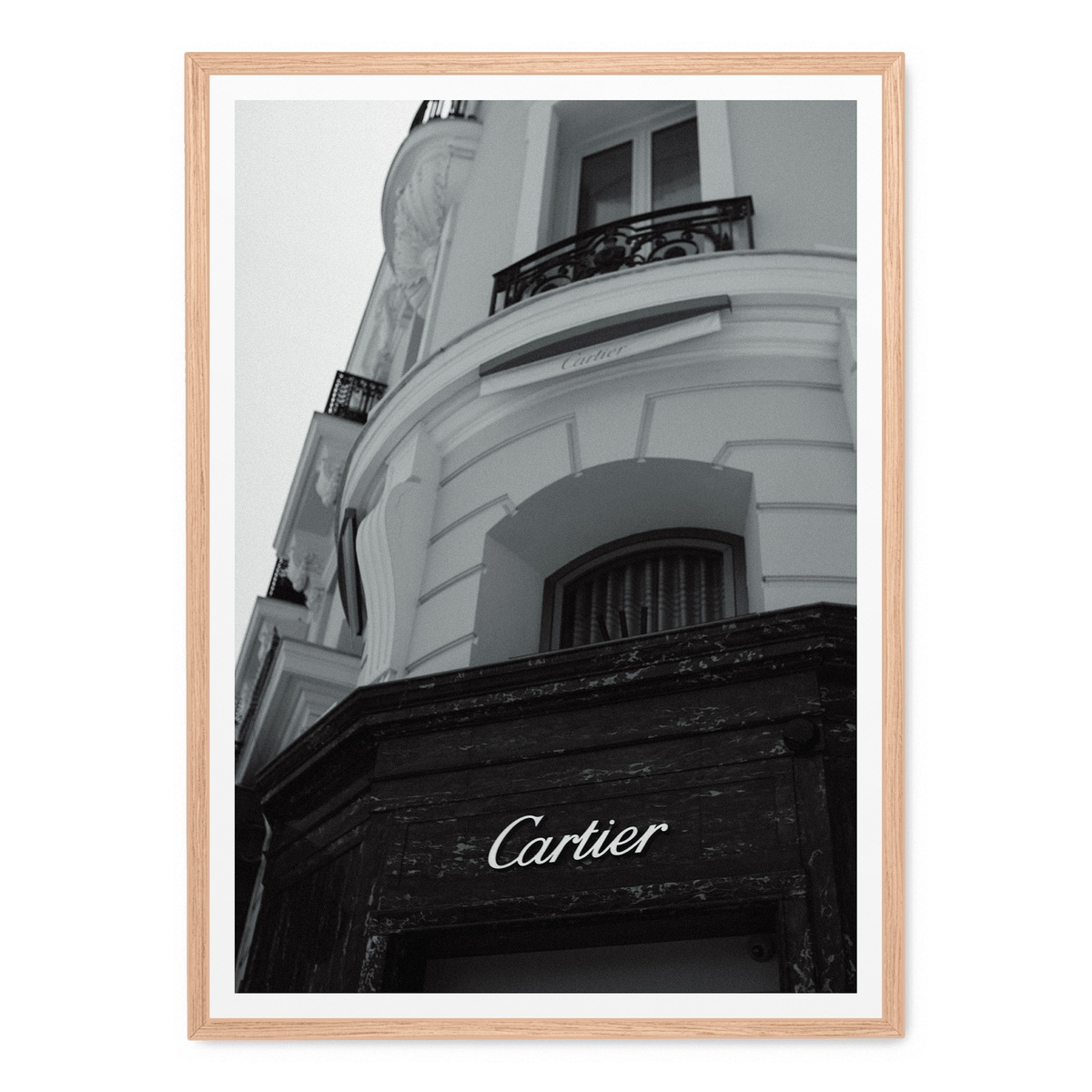 Cartier Front B&W poster | Postera.art