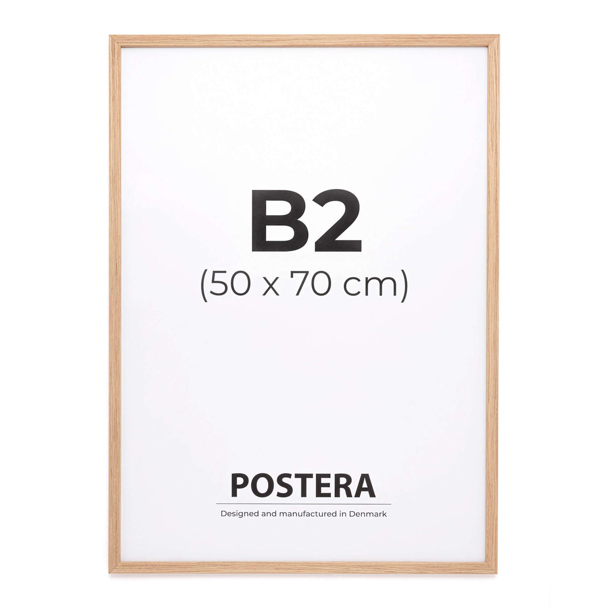 Light oak frame - B2 | Postera.art